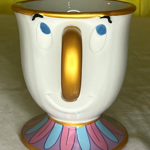 Disney | Dining | Disney Beauty And The Beast Chip Tea Cup 8 Oz | Poshmark
